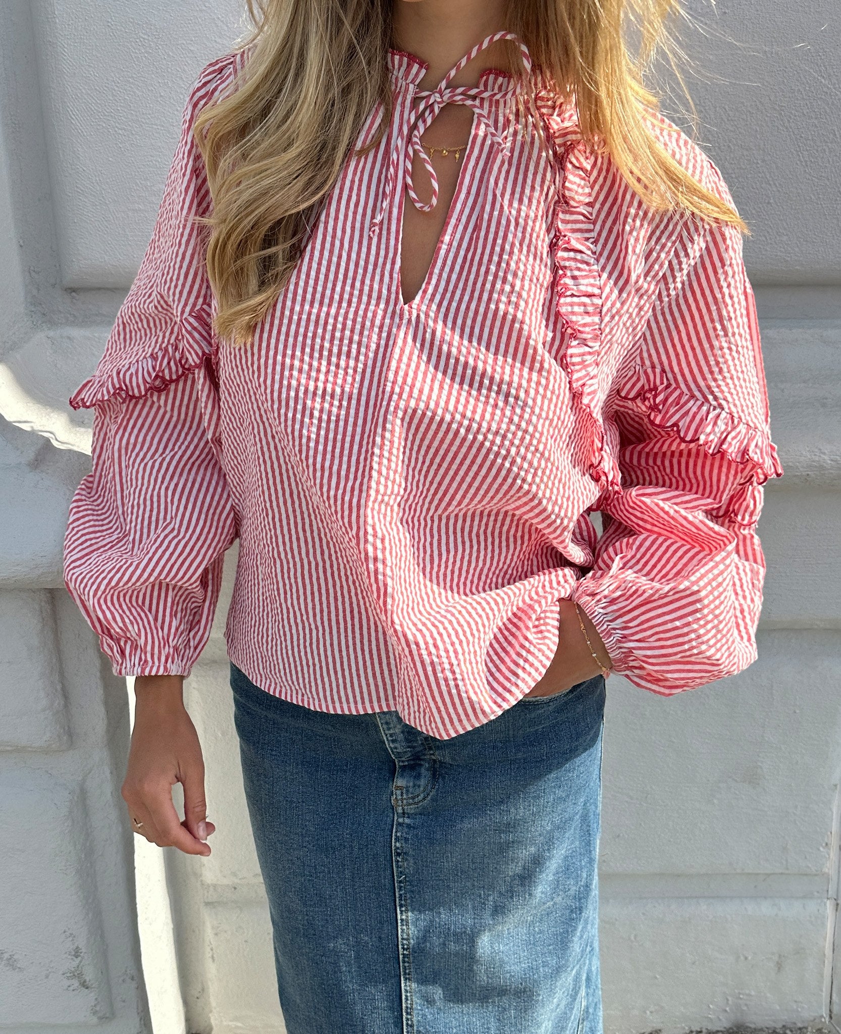 Balla Top - Red Stripes – SISSEL EDELBO